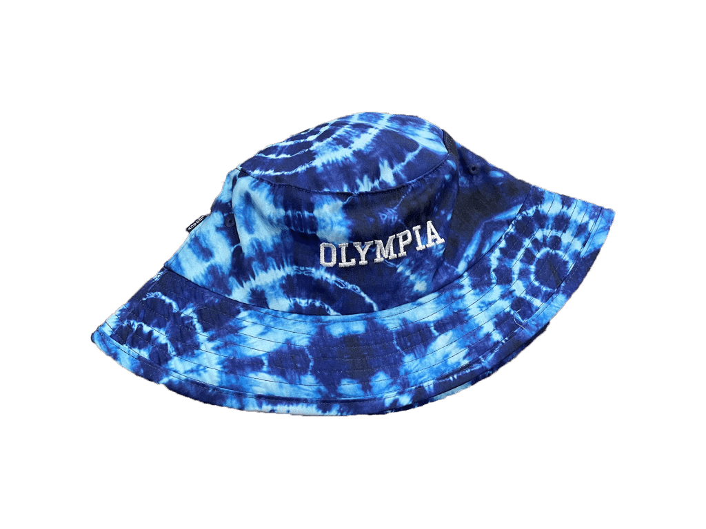 Blue Tie-dye Bucket Hat - Camp Olympia