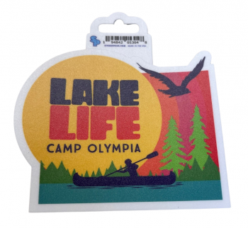 Lake Life Sticker - Camp Olympia